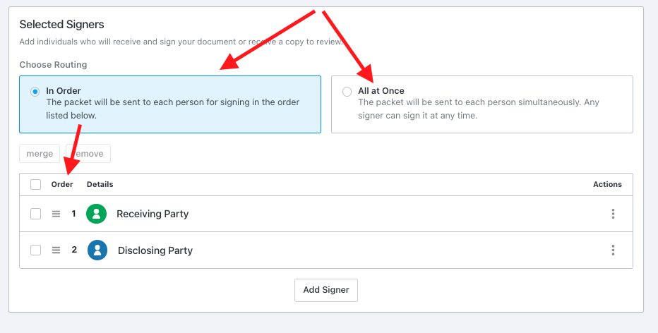 How to Send a Document for Signature