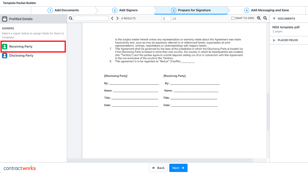 How to Send a Document for Signature