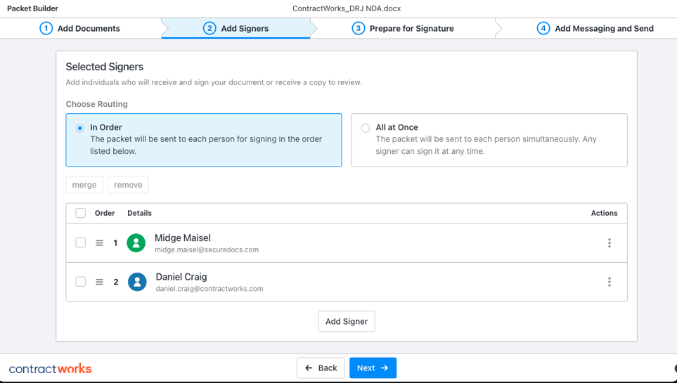 How to Send a Document for Signature